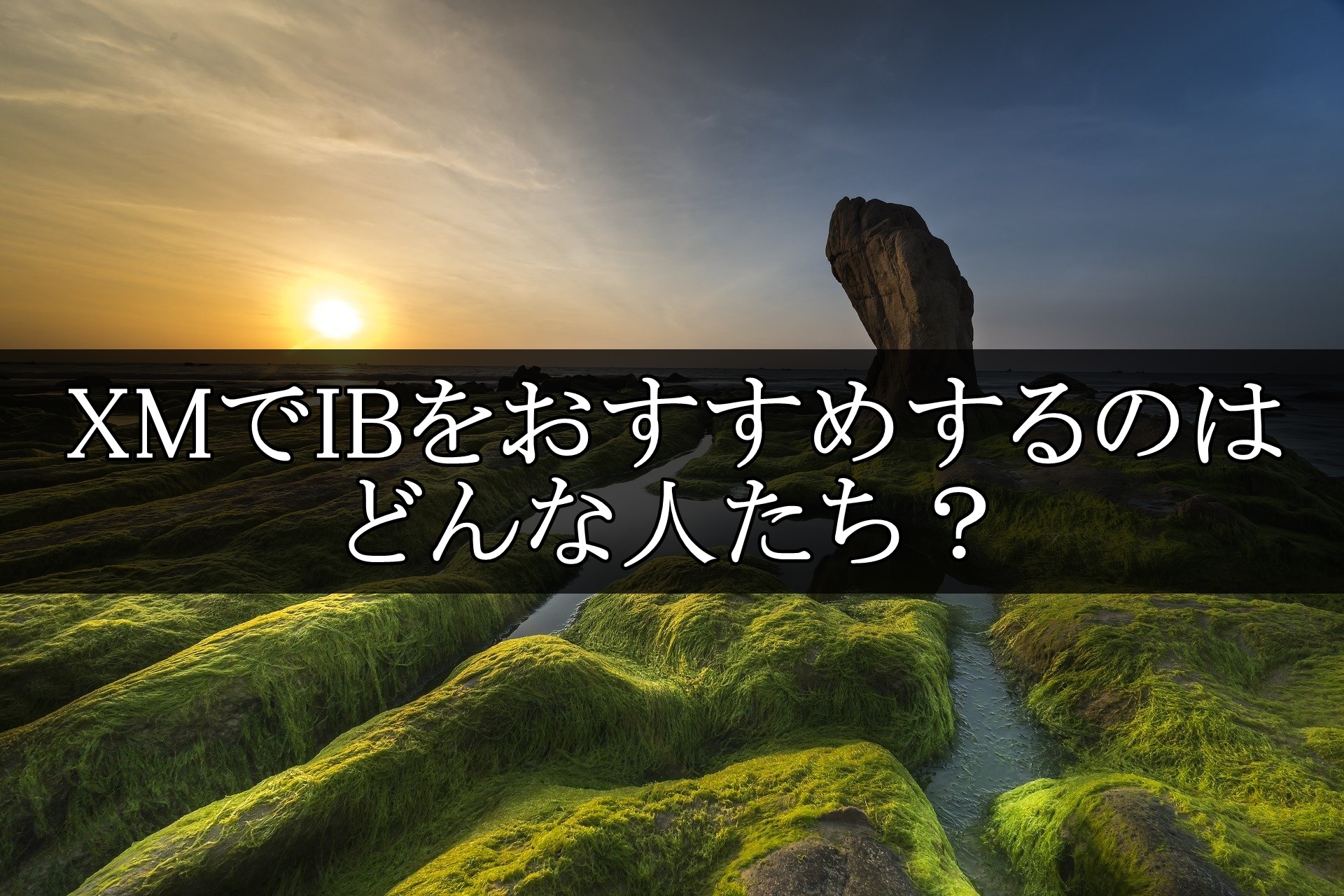 XMでIBをおすすめするのはどんな人たち？